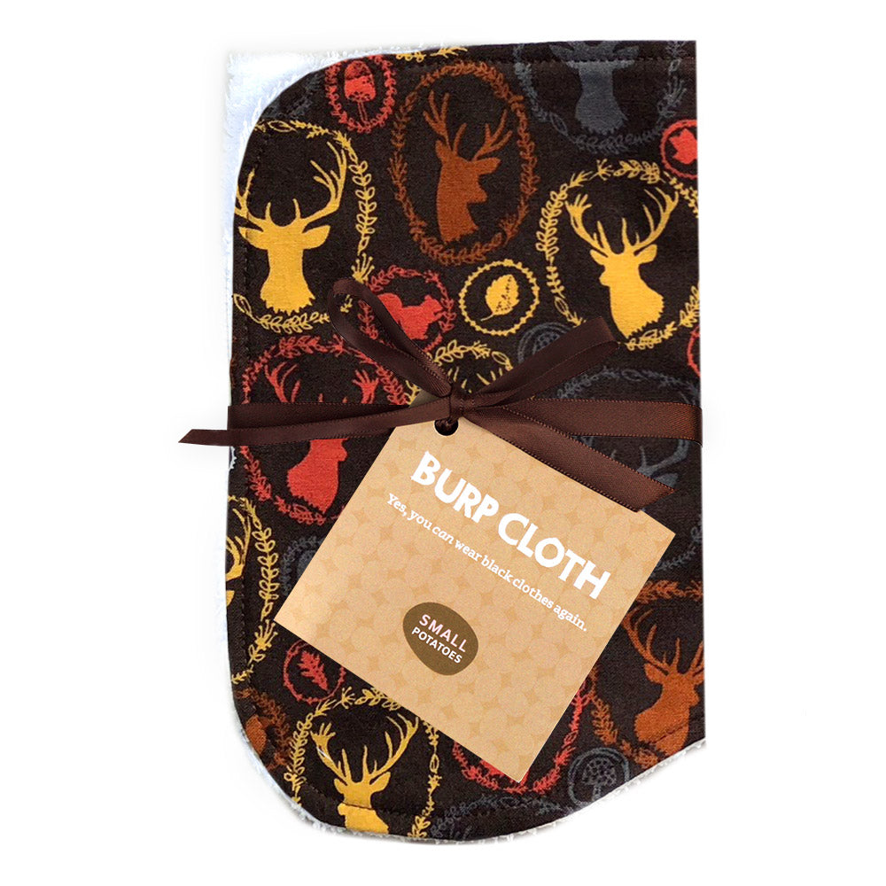 Buck Wild Burp Cloth – Small Potatoes